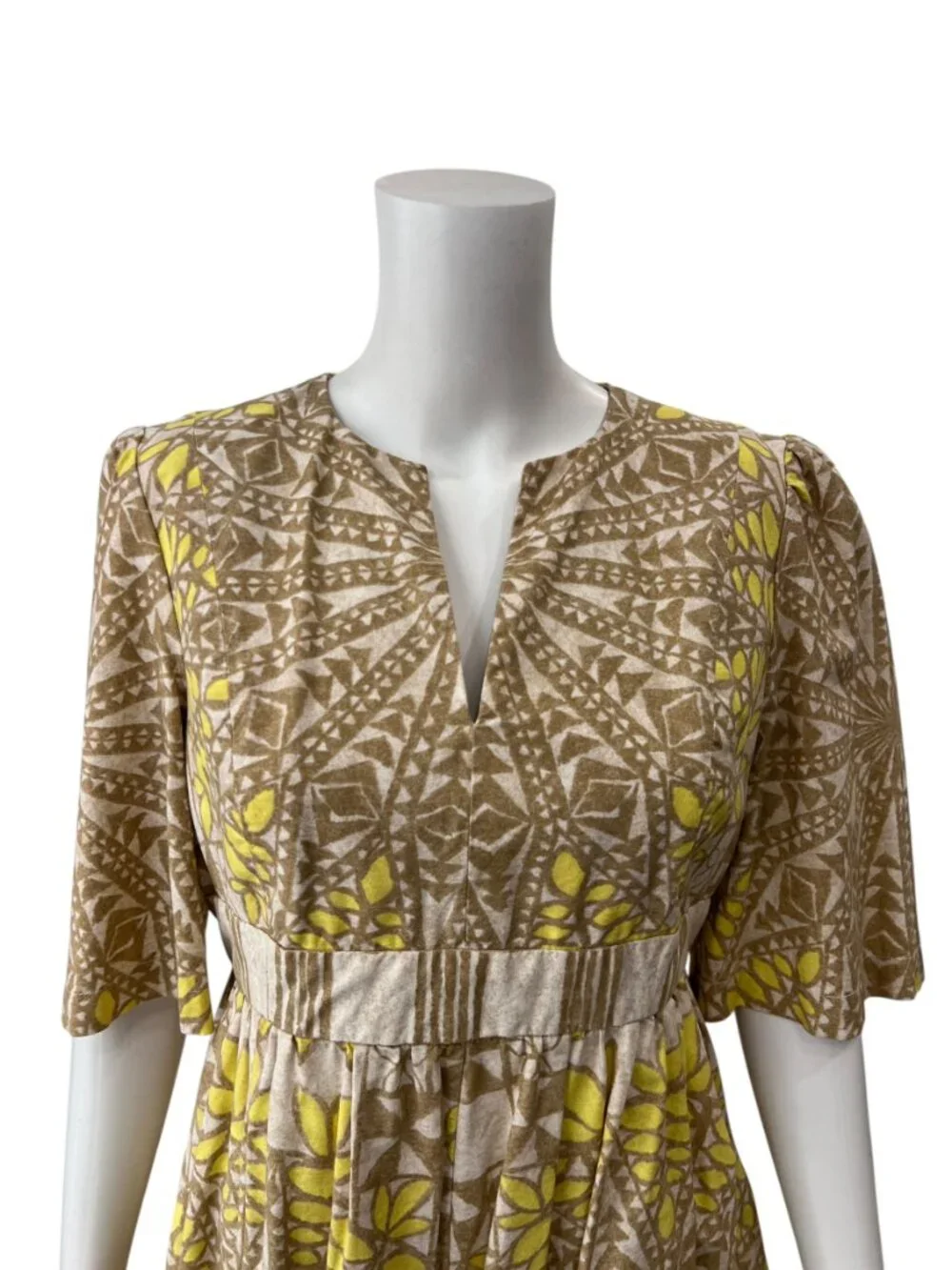 See By Chloe | Dresses | See By Chloe Beige Yellow Floral Mini Dress ...